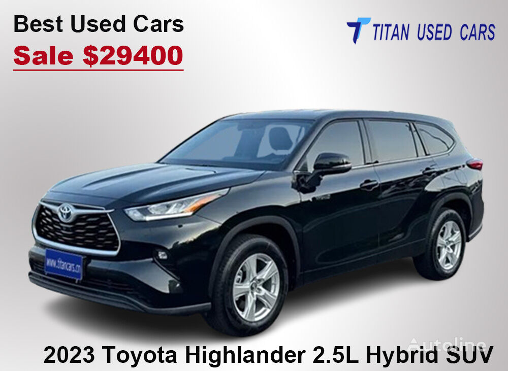 Toyota Highlander 2023 Hybrid for Sale from China terenac