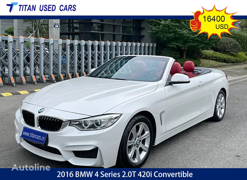 BMW Used 2016 BMW 4 Series Convertible for Sale in China hečbek