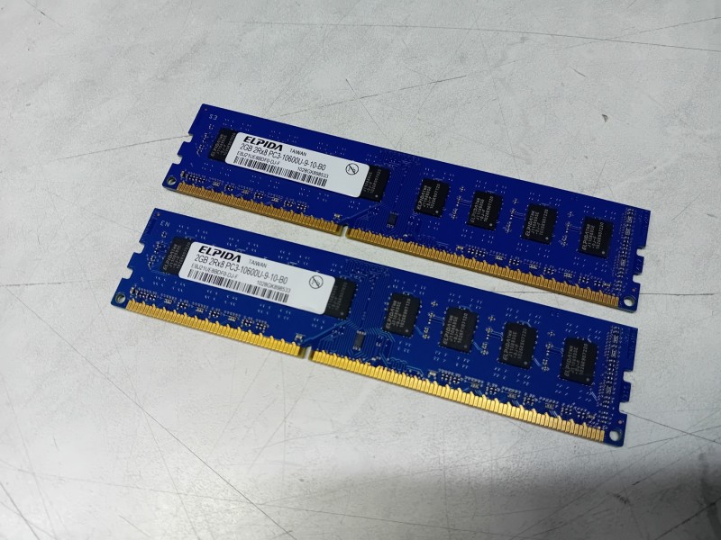 2x2gb ddr3 elpida 1333mhz ispravne