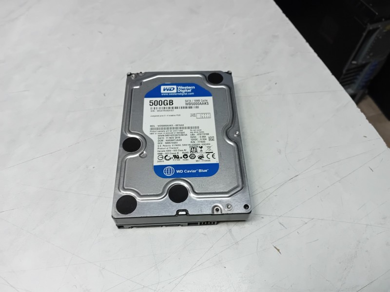 hard disk 500gb wd sataII ispravan