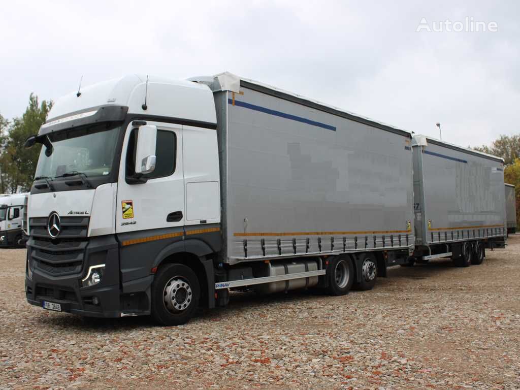 Mercedes-Benz Actros 2542, 6X2, NAVIGATION, PNEU 80% + PANAV TVK18M kamion s ceradom