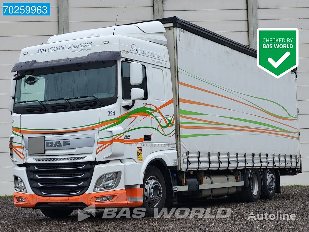 DAF XF 440 6X2 SC Lift+ Steering Axle ACC Automatic Euro 6 kamion sa klizna zavesa cerada