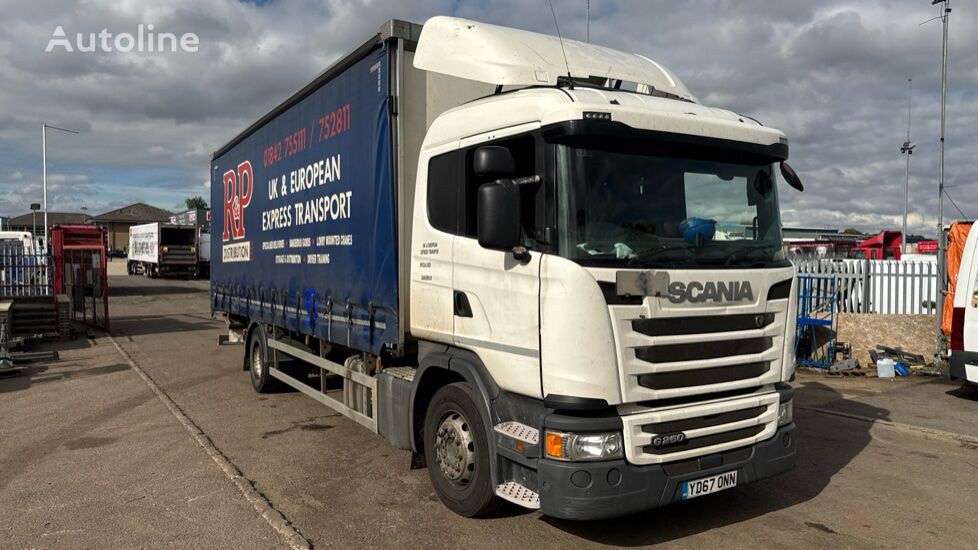 Prodaje se Scania G 250 EURO 6 kamion sa kliznom ceradom na aukciji