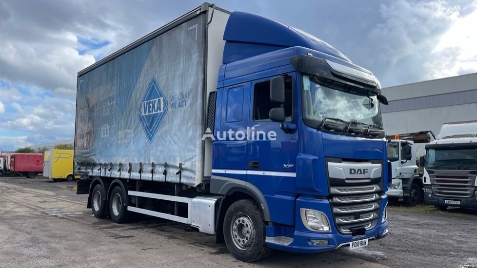 Prodaje se DAF XF 480 EURO 6 kamion sa kliznom ceradom na aukciji