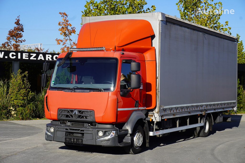 Renault Midlum 12.245 / dropside / sleeper / 18 pallets kamion sa klizna zavesa cerada