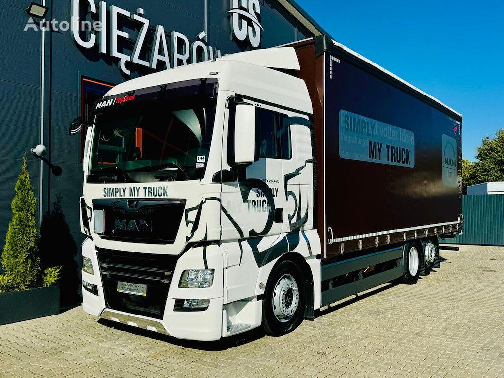 MAN TGX 26.420 kamion sa klizna zavesa cerada