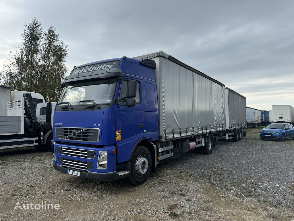 Volvo FH12 420 !! Euro 3 !! Stare Tacho !! 595000 km !! Import France kamion sa klizna zavesa cerada + prikolica sa kliznom ceradom