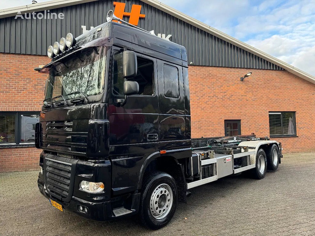 DAF XF 105.410 6X2 Ketting/Chain 632.400KM! NL Truck kamion sa kukom za podizanje tereta