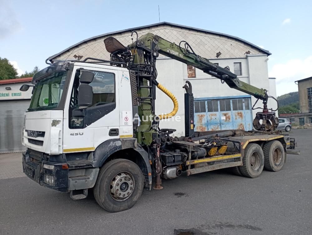 IVECO 450 kontejner+ruka kamion rol kiper