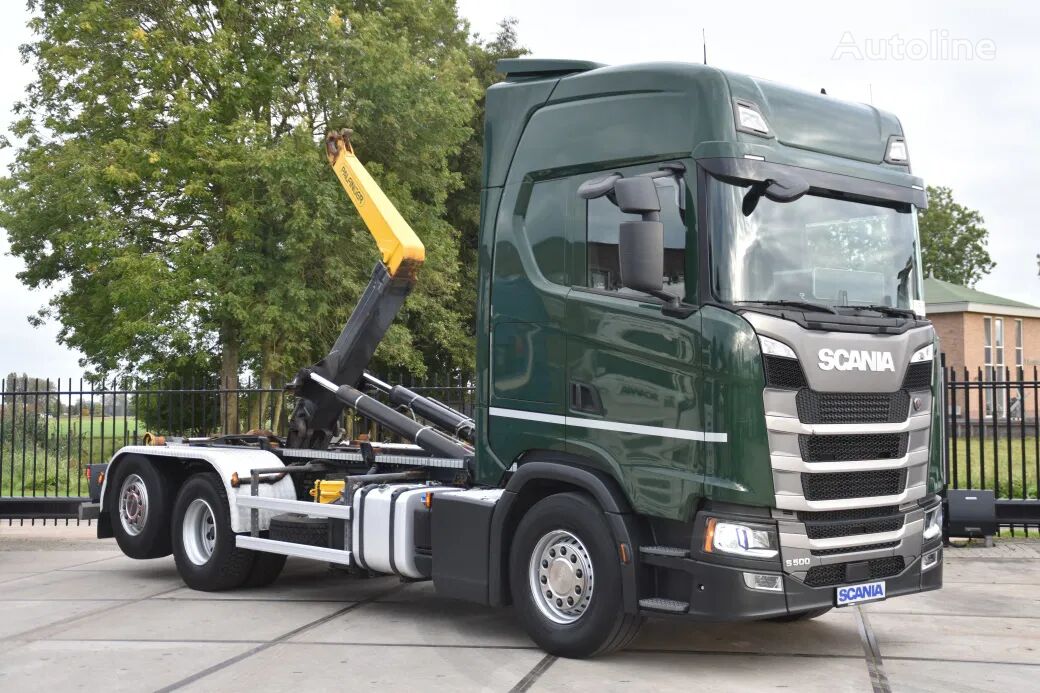 Scania S500 NGS 6x2*4 - HOOKLIFT - RETARDER - 254 TKM - PARK. AIRCO - 2 kamion rol kiper