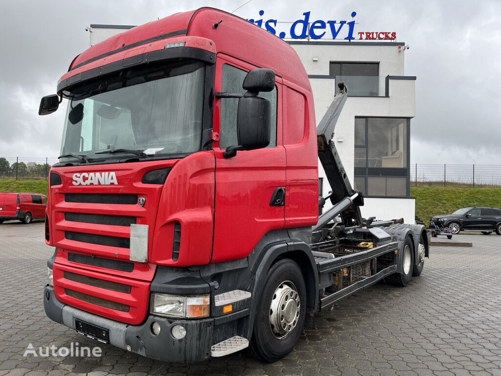 Scania R400 6x2 Abrollkipper Meiler RK 20 65 | AHK kamion rol kiper