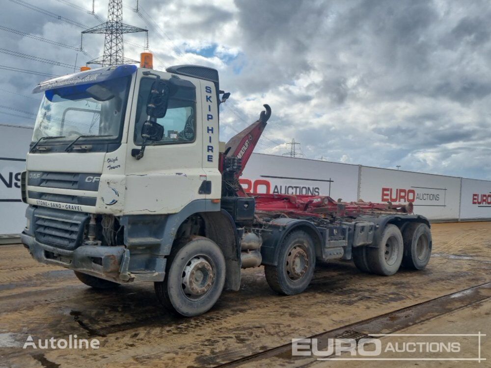 Prodaje se DAF CF85.360 rol kiper sa kukom na aukciji