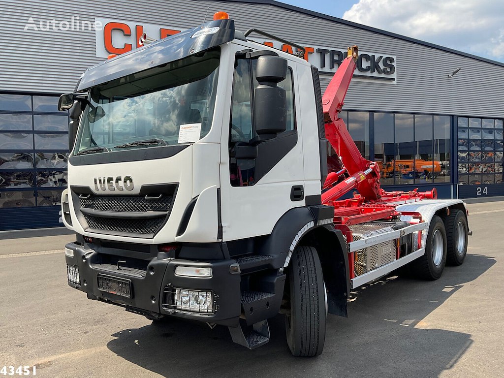 IVECO AD260T 6x4 Euro 6 AJK 20 haakarmsysteem kamion rol kiper