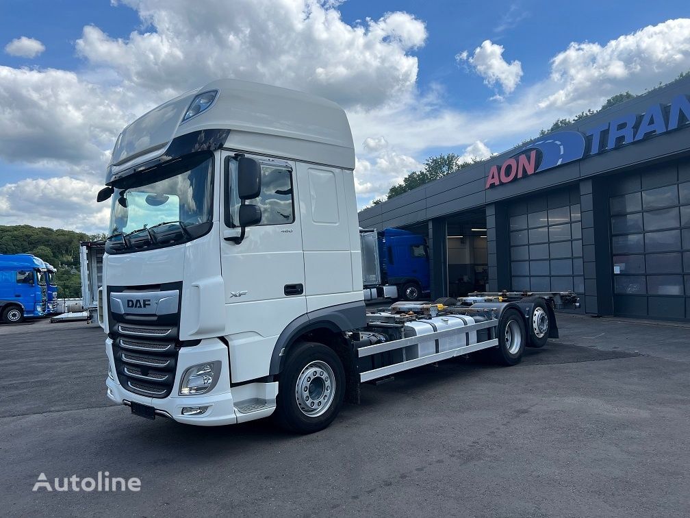 DAF XF 480 BDF FAR SSC, Klima, Intarder, Multiwechsler vozilo za prevoz kontejnera