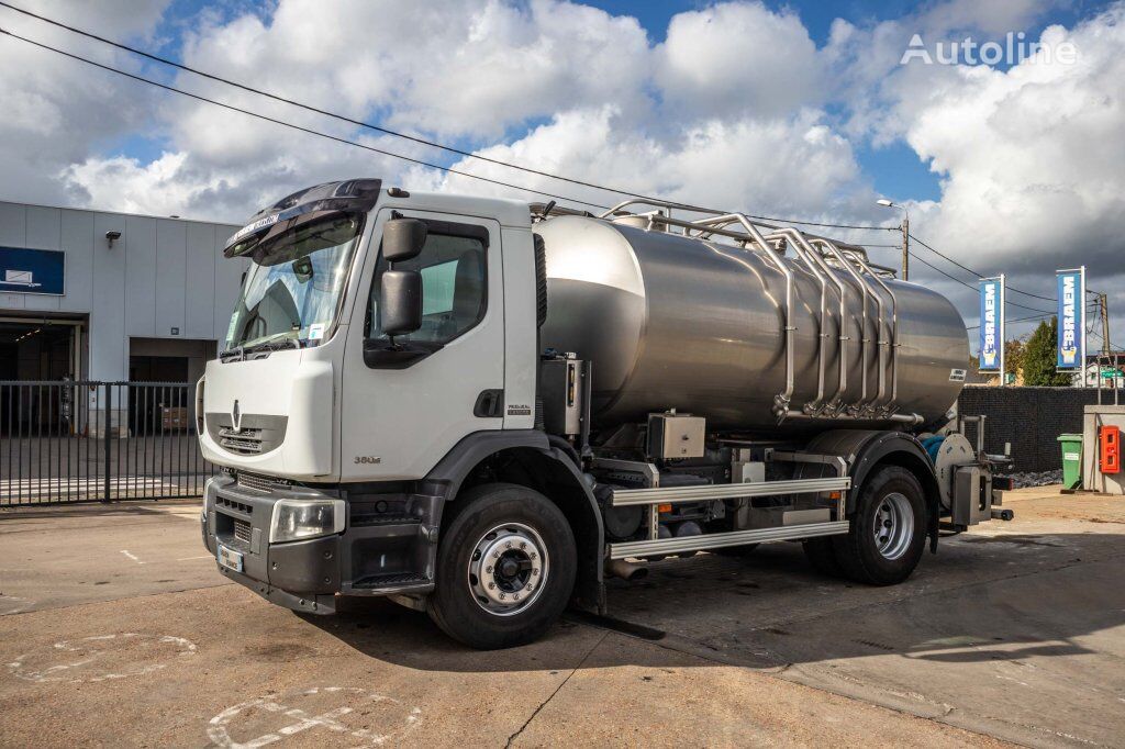 Renault PREMIUM 380 DXI+INOX TANK 11000L (milk/melk/milch) autocisterna za mleko