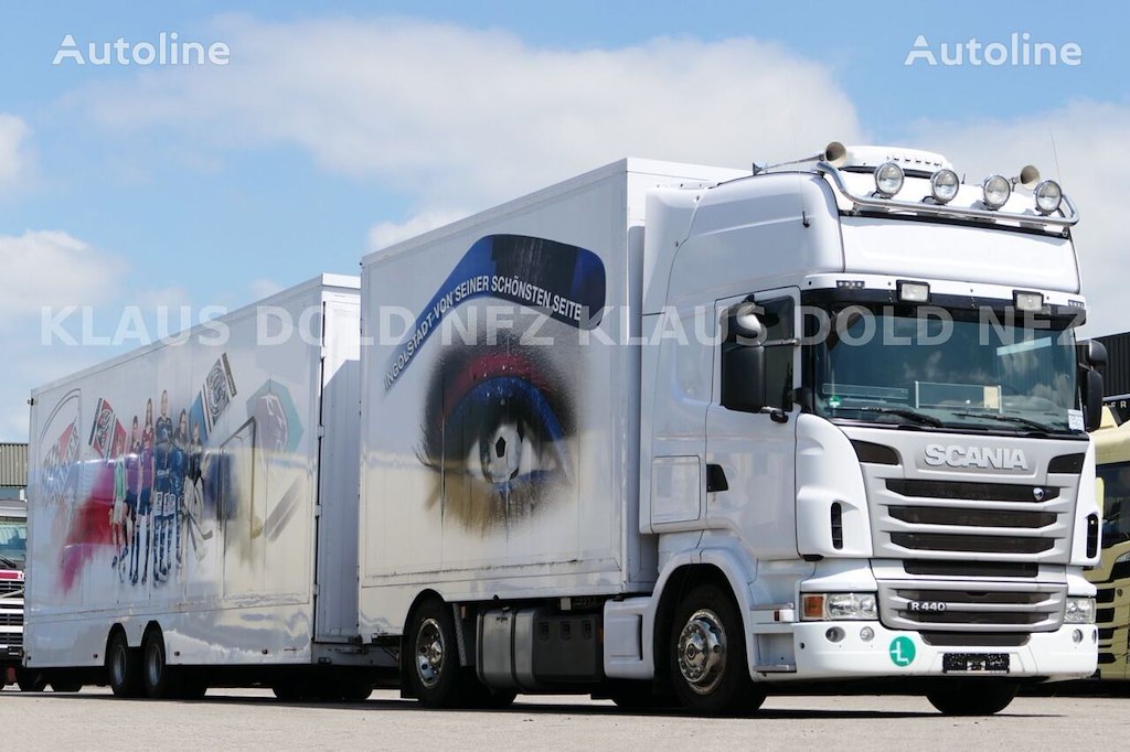 Scania R440 Boxed Car Transporter autotransporter