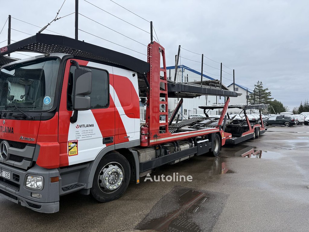 Mercedes-Benz Actros 1841 EURO5 autotransporter + prikolica autotransportera