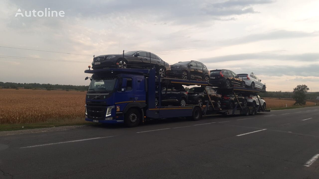 Volvo FM460 autotransporter + prikolica autotransportera