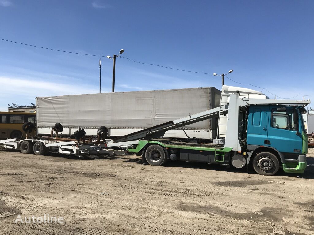 DAF CF 75 autotransporter + prikolica autotransportera