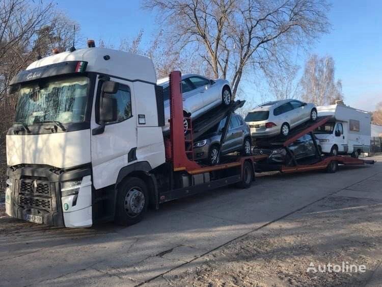 Renault T430 autotransporter + prikolica autotransportera