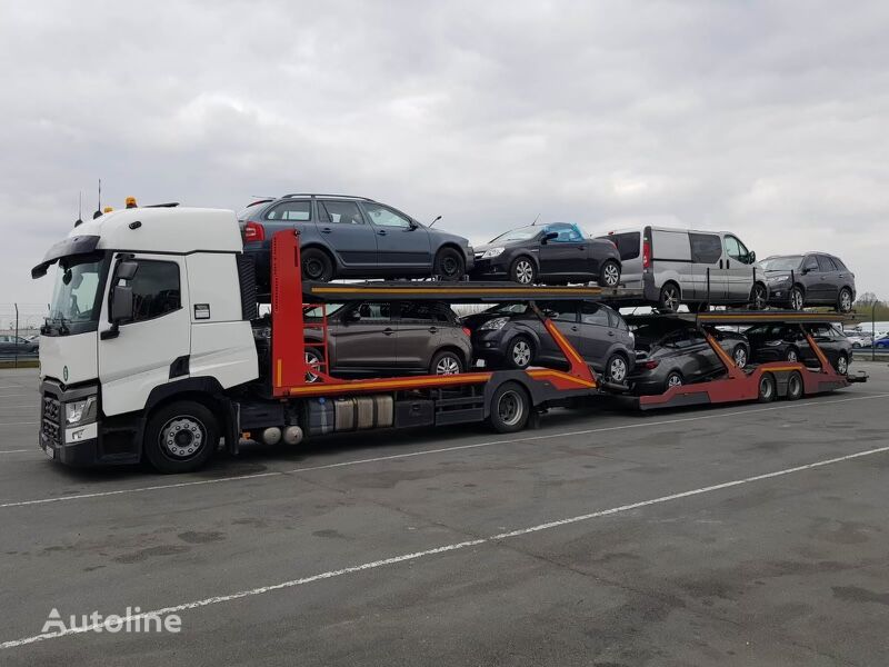 Renault T460 autotransporter + prikolica autotransportera