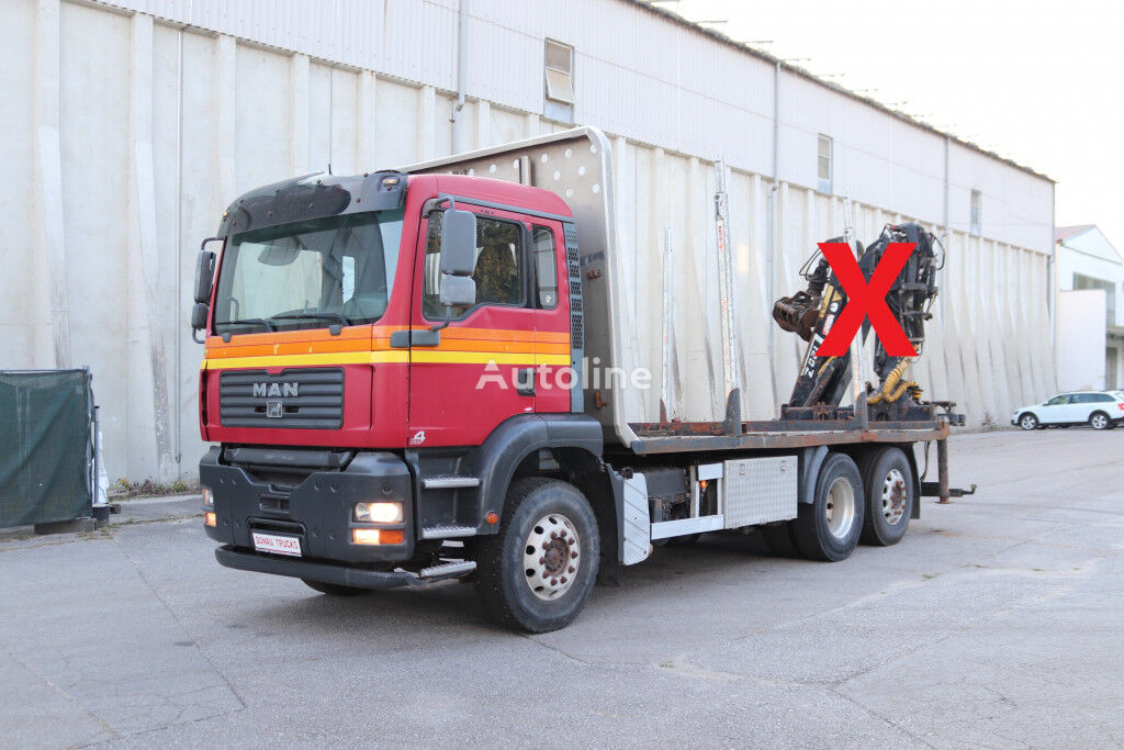 MAN TGA26.430 E4 6x2 Retarder kamion za prevoz drva