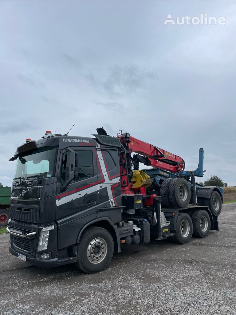 Volvo FH 540 6x4 kamion za prevoz drva + šumarska prikolica