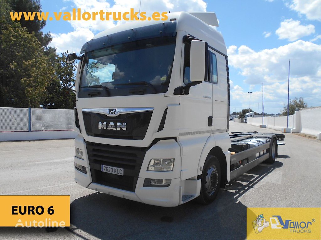 MAN TGX 18.460 kamion autopodizač kontejnera