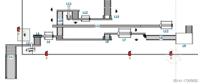 Kompletna pilana (stacionarna)
Pallet wood sawmill Costa, Rudnick