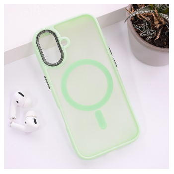 Maska Candy Shield Mag Case za iPhone 16 svetlo zelena