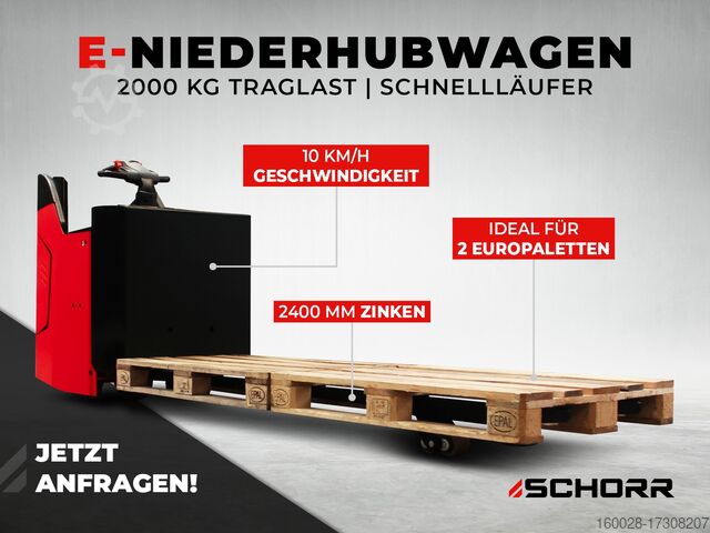 Kamioni sa paletama
SCHORR RR20SL240E PRO 2000KG Schnellläufer