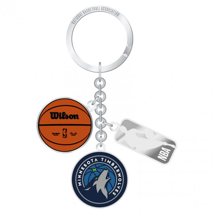 Minnesota Timberwolves Charm Keychain privezak