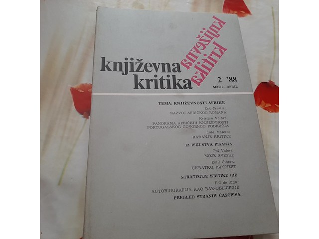 pp KNJIŽEVNA KRITIKA 2/88 - Književnosti Afrike