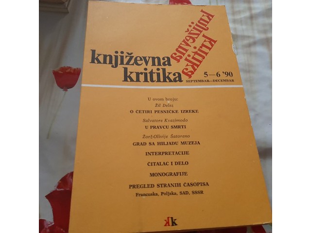 pp KNJIŽEVNA KRITIKA 5,6 / 90 O cetiri pesnicke izreke