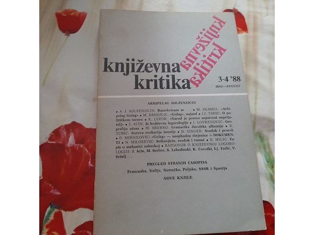 pp Književna kritika 3-4/88 Arhipelag Solženjicin