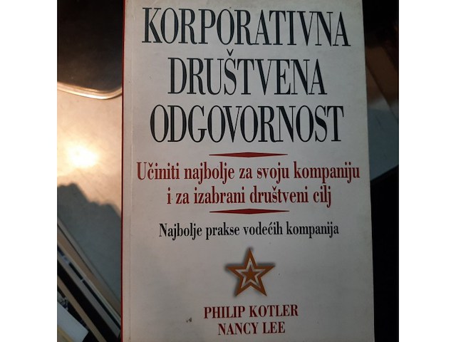 240 KORPORATIVNA DRUŠTVENA ODGOVORNOST - Filip Kotler