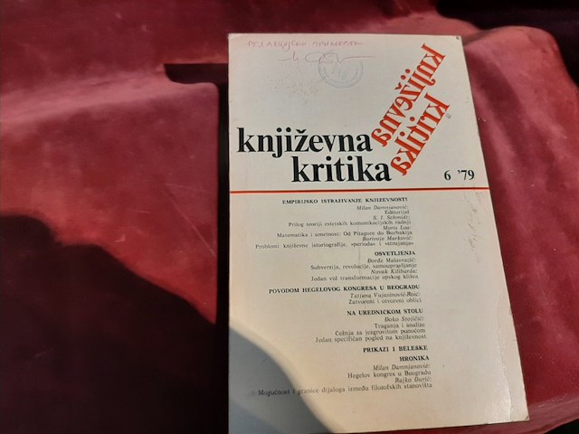 170 KNJIŽEVNA KRITIKA 6 / 79