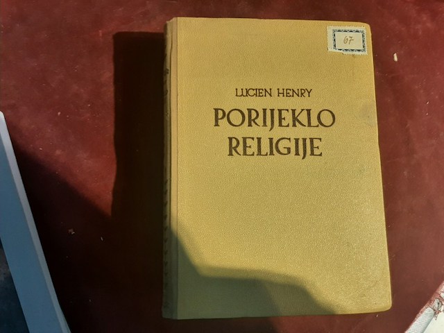 160 PORIJEKLO RELIGIJE - Lucien Henry