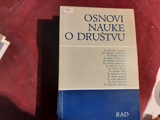 156 OSNOVI NAUKE O DRUŠTVU