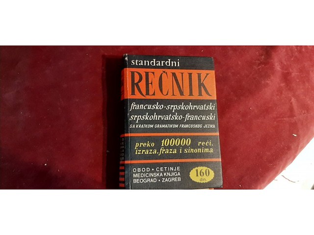 123 FRANCUSKO-SRPSKI , SRPSKO-FRANCUSKI REČNIK