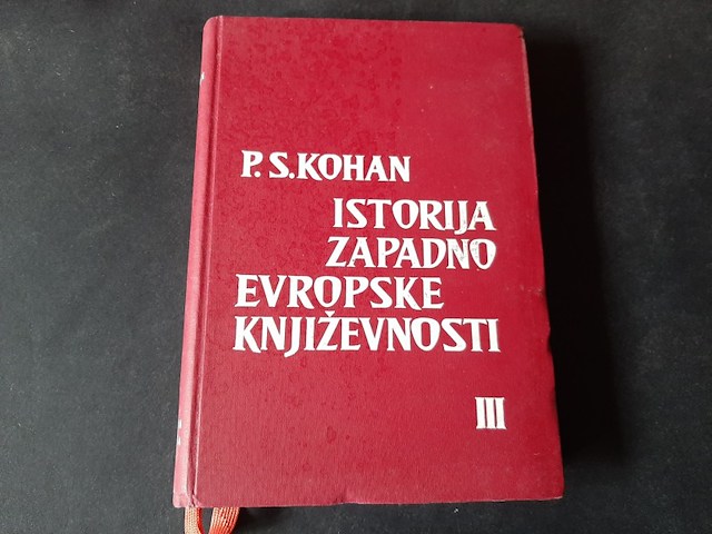 k5 Istorija zapadno evropske knjizevnosti 3 - Kohan