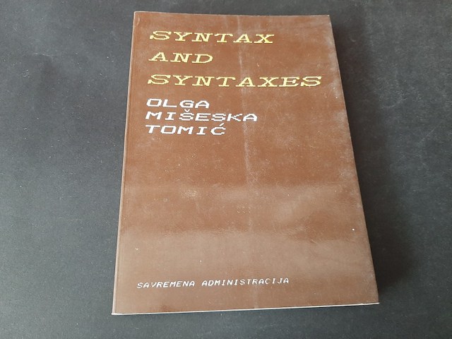 [K3] Sintax and syntaxes  -  Olga Miseska Tomic