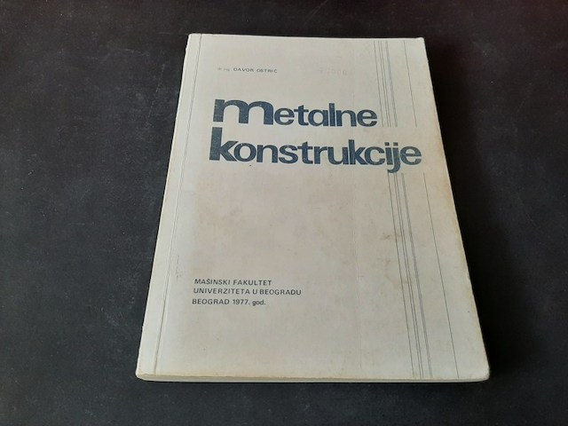 [K2] METALNE KONSTRUKCIJE - DAVOR OSTRIC