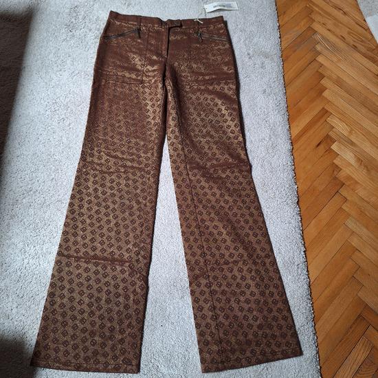 Laura Biagiotti unikatne bronzane pantalone 42