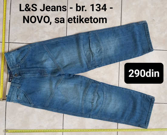 L&S Jeans dečije teksas farmerke br. 134 - NOVO