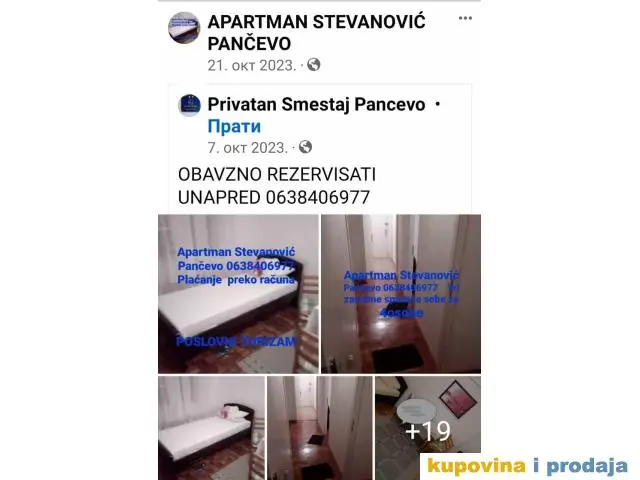 Apartmani za domaće i strane firme Vršac i Pančevo