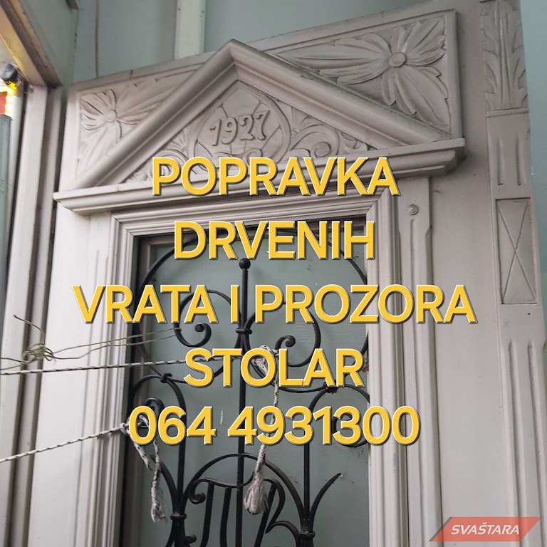 Servis drvenih prozora 0644931300