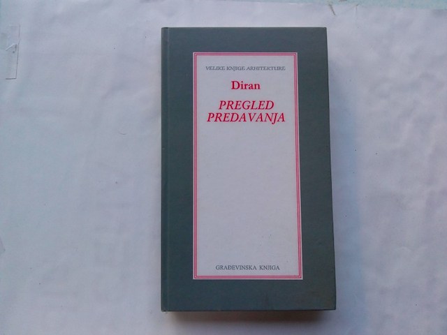 Pregled predavanja, Diran