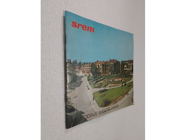 SREM -STARA TURISTIČKA BROŠURA IZ 1975. GODINE