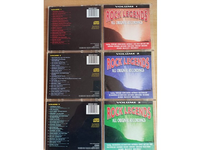 Rock Legends Vol.1/2/3 - Various Artists 3 CDs